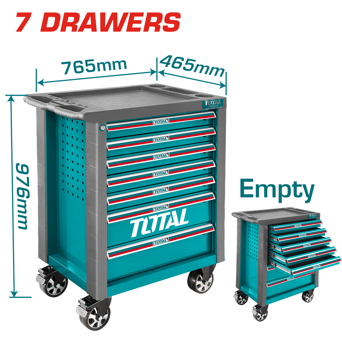 Roller cabinet 7 Drawer THRC01071 – Total Tools Online