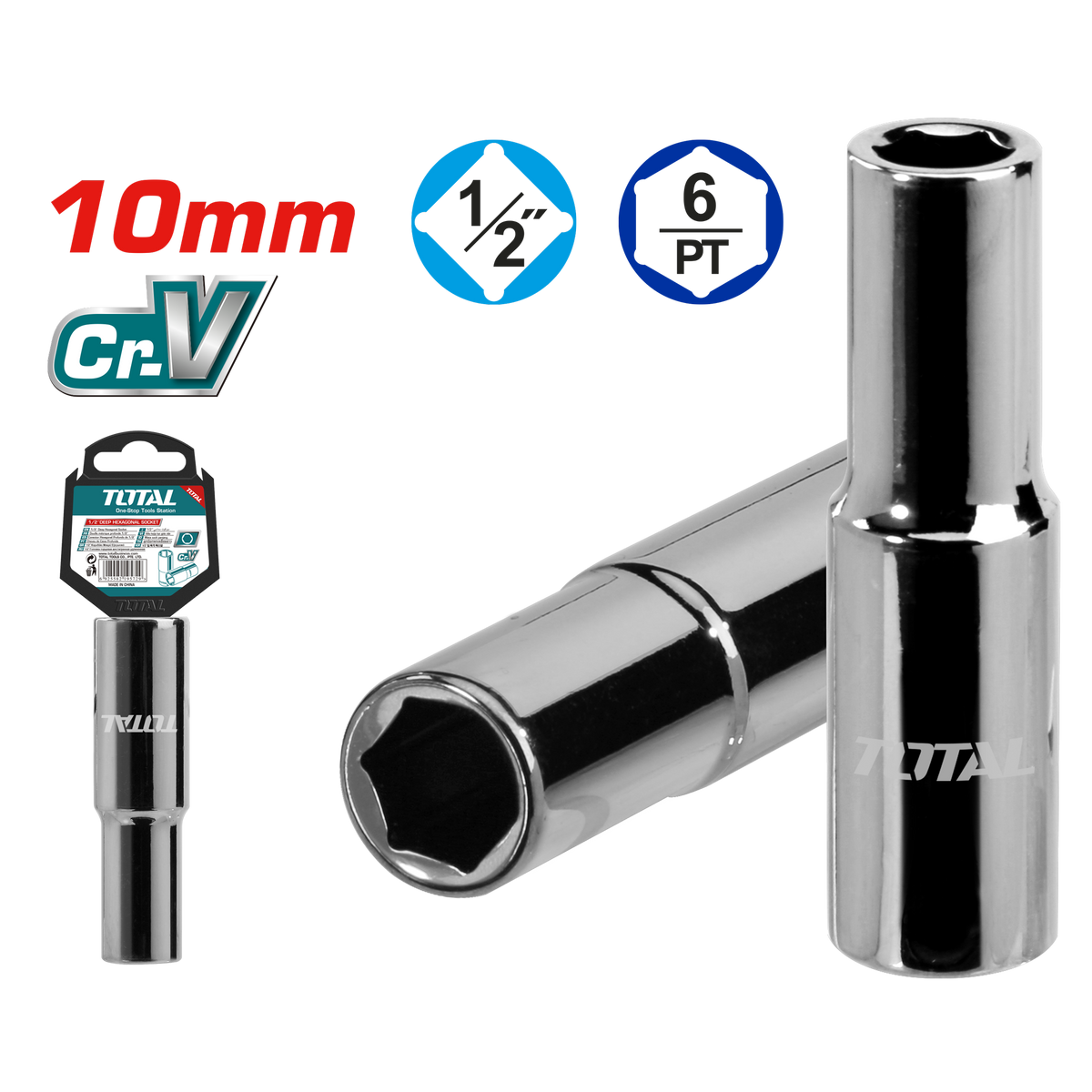 1/2" Deep hexagonal socket THTST12083L – Total Tools Online