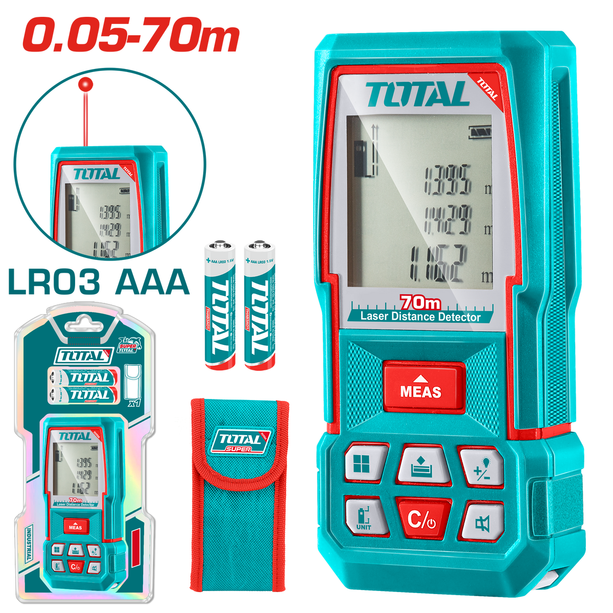 Laser Distance Detector TMT57026 – Total Tools Online