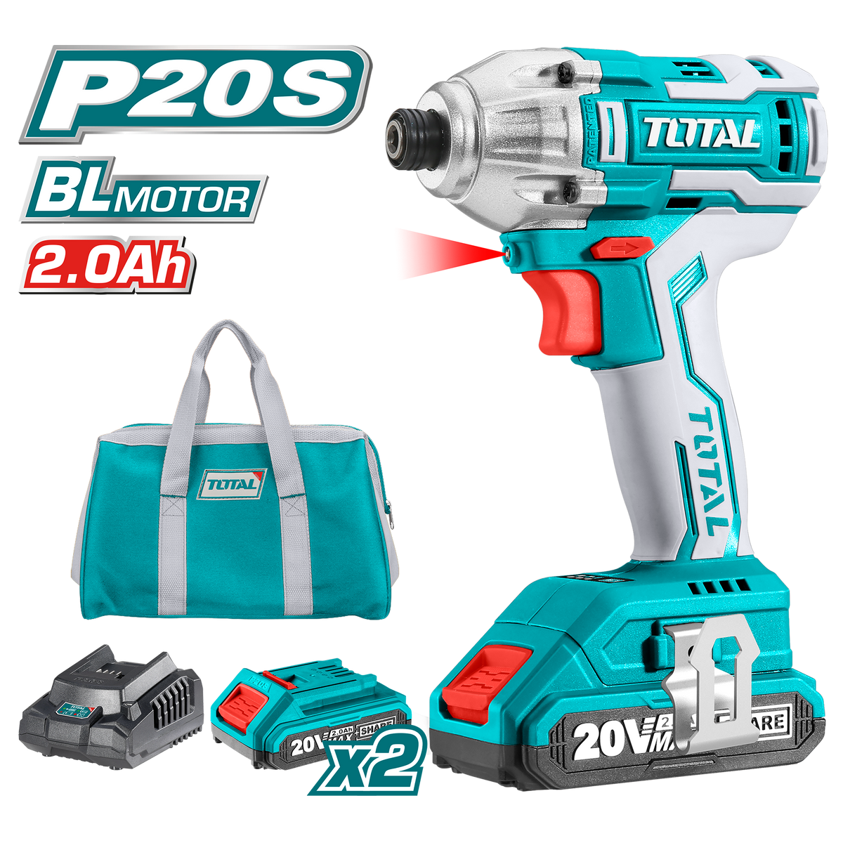 Lithium-ion Impact Driver 20V TIRLI2002 – Total Tools Online